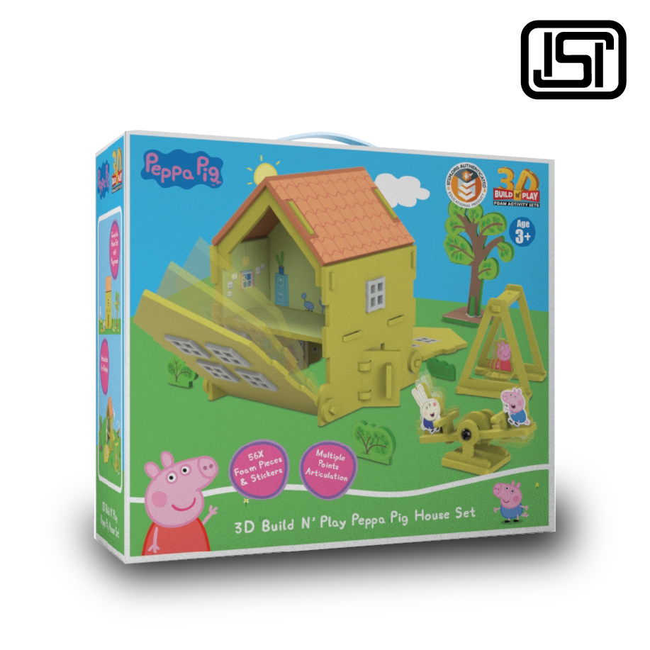 3D Build N' Play Peppa Pig House Set