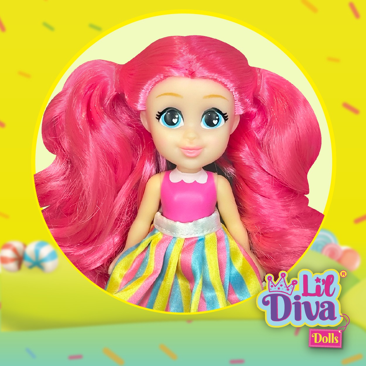 Li'l Diva Candy Crew Pepperina 6 Inch Doll
